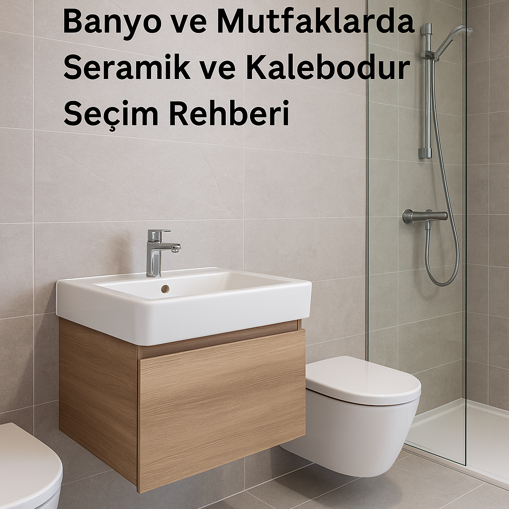 Banyo ve Mutfaklarda Seramik ve Kalebodur Seçim Rehberi
